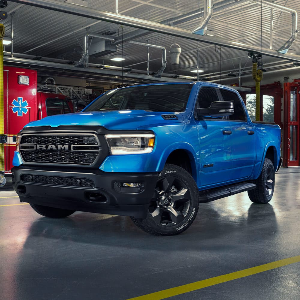 2022 Dodge Ram 1500 Lifted Blue